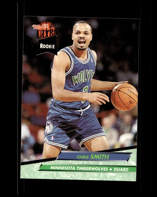1992 ULTRA CHRIS Smith #309 Minnesota Timberwolves presque comme neuf ...