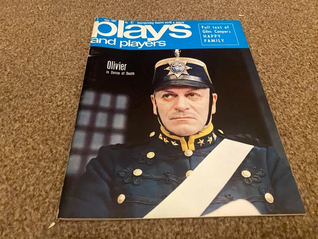 PLAYS AND PLAYERS Magazine 1967 Mai Laurence Olivier Jennifer Hilary ...