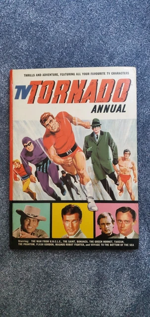 TV TORNADO ANNUAL comic hardbook 1967-British-UNCLE-Phantom-Saint ...