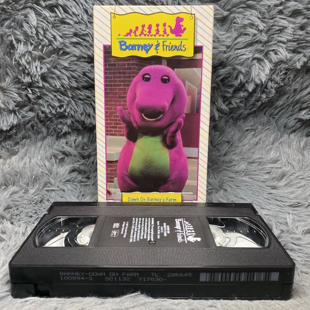 BARNEY & FRIENDS - Down on Barney's Farm VHS Tape 1992 Lyons John David ...