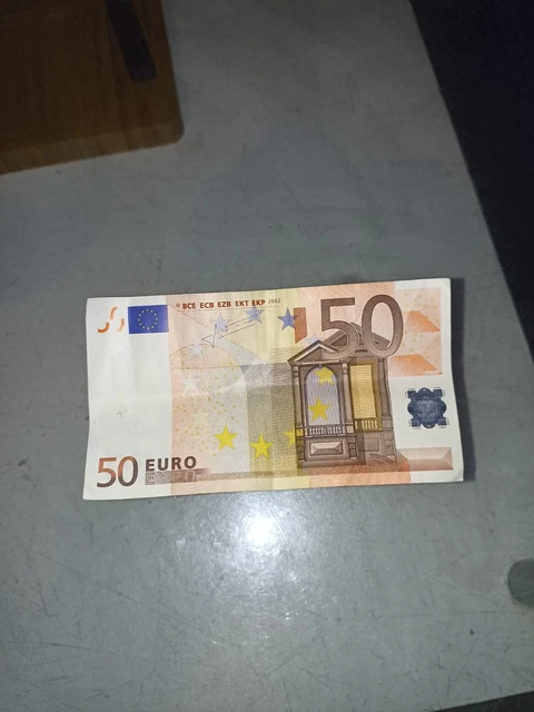 RARE BILLET DE 50 euros 2002 Trichet Série X EUR 420,00 - PicClick FR