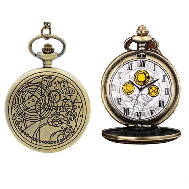 DOCTOR WHO CELESTIAL Quartz Pocket/Fob Watch Steampunk/Victorian ...
