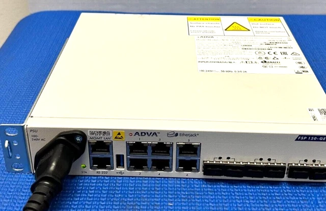 ADVA FSP 150-GE114PRO 6 Ports Network Carrier Ethernet Switch $44.99 ...