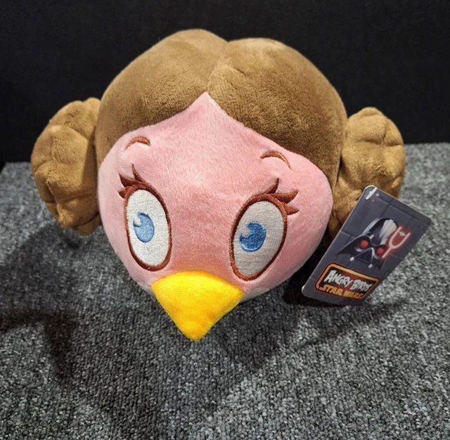 ANGRY BIRDS STAR Wars Plush Squishy 8 Inch Princess Leia Cuddly Toy ...
