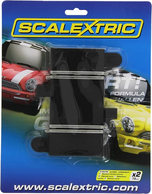 SCALEXTRIC SHORT STRAIGHT 78 mm x 2 £13.38 - PicClick UK
