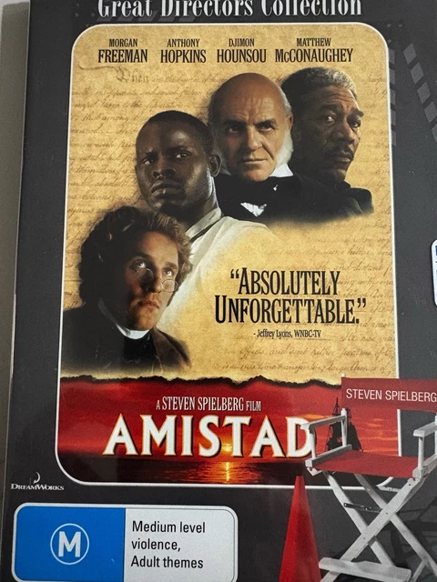AMISTAD DVD MORGAN Freeman 1997 BRAND NEW! BU:2 $5.99 - PicClick AU