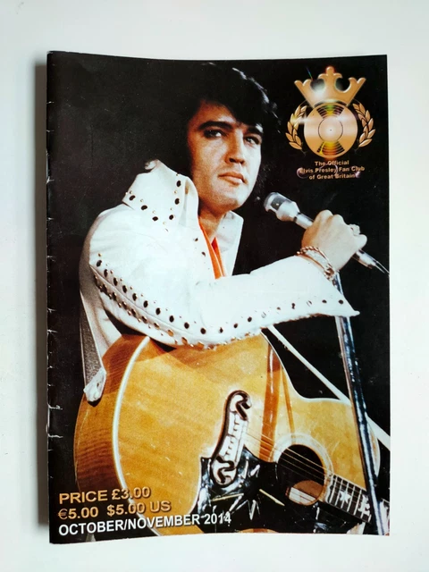 The Official Elvis Presley Fan Club Magazine Of Great Britain Oct Nov