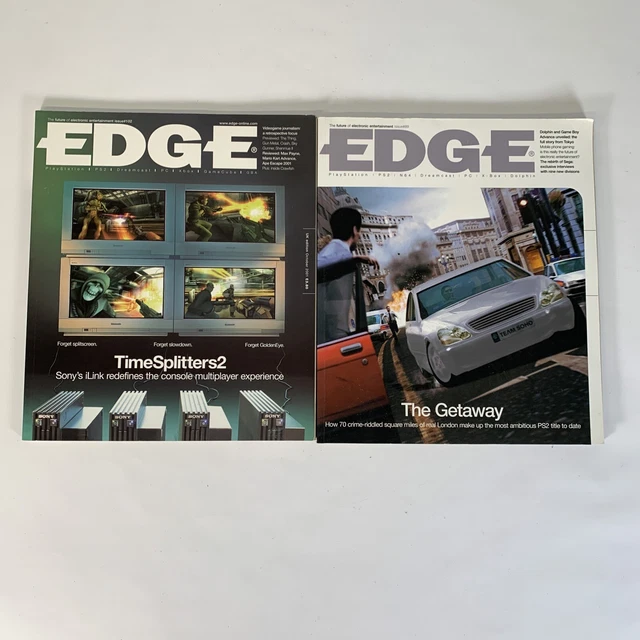EDGE GAMING MAGAZINE Vintage Console Playstation Dreamcast Issue 89 And ...