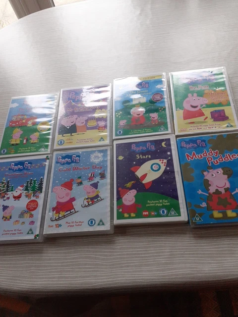 PEPPA PIG DVD bundle Of 8 £3.84 - PicClick UK