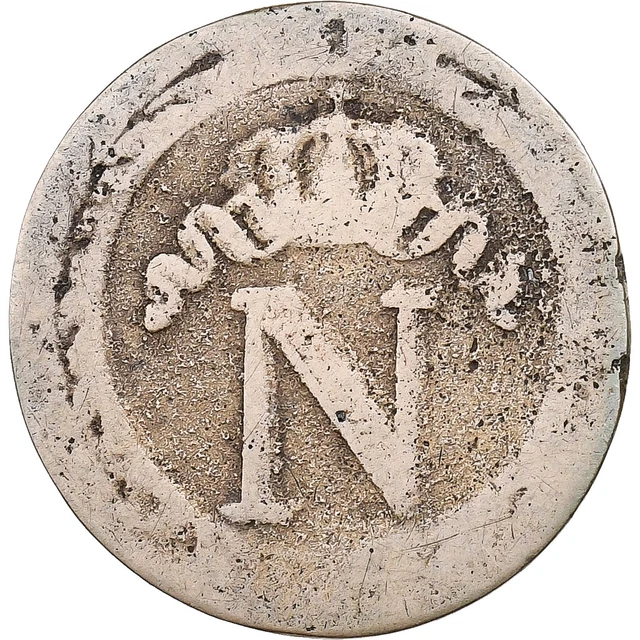 FRANCE, NAPOLÉON IER, 10 Centimes, 1808, Paris, Billon, B+ EUR 10,95 ...