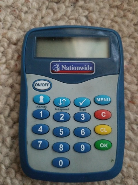 NATIONWIDE PINSENTRY BANK Card Reader Pin Security - USED £10.00 ...