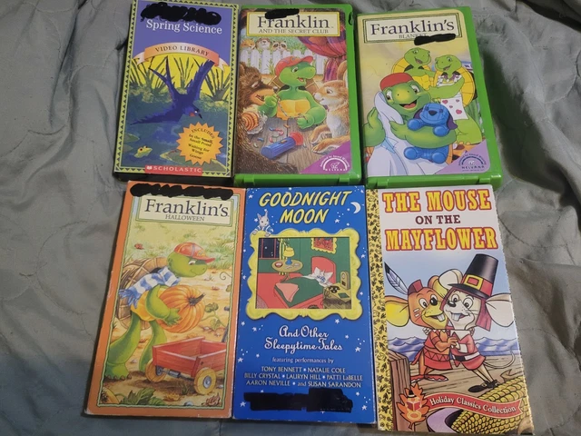 PBS KIDS CARTOONS VHS Lot Franklin Goodnight Moon HBO £23.19 - PicClick UK