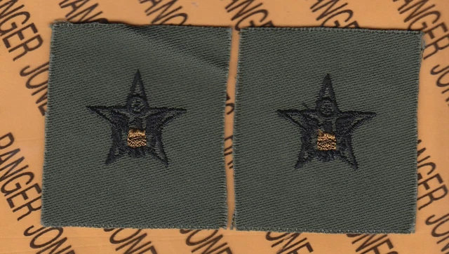 US ARMY GENERAL Staff Branch Officers 1960-80's Insignia patch set XX ...