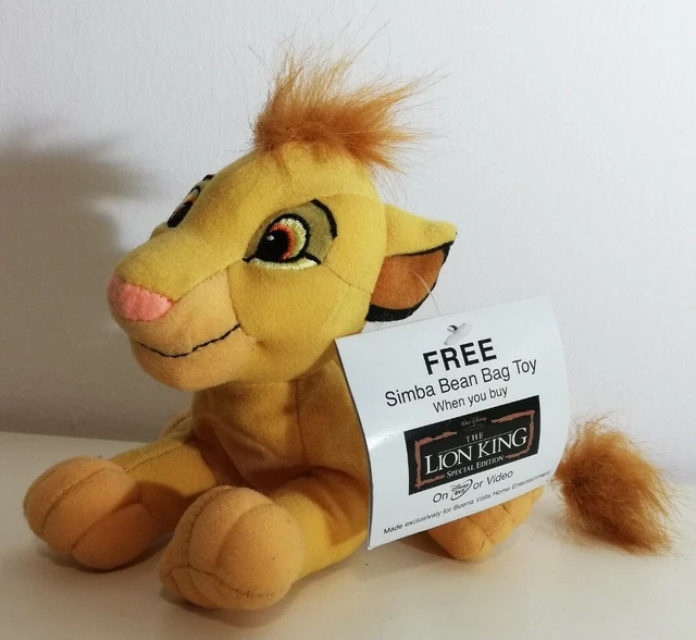 DISNEY THE LION King Simba Beanie Plush Toy Promo Toy With Tags £9.95 ...
