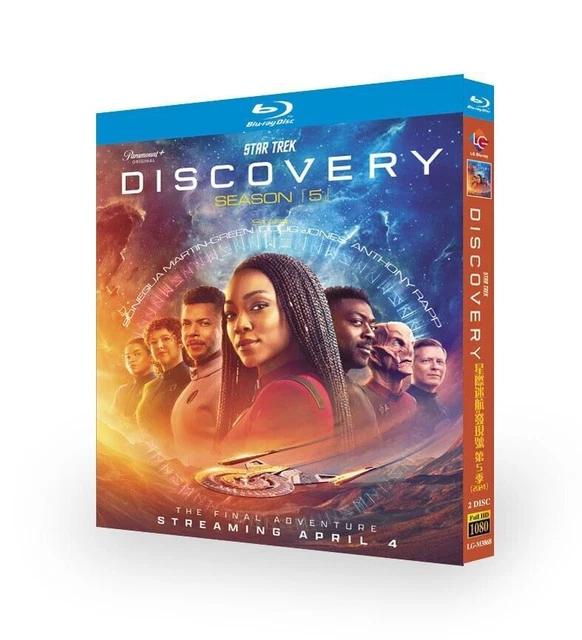 STAR TREK: DISCOVERY Season 5 (2024) TV Series Blu-Ray DVD BD 2 Disc Box Set EUR 23,87 - PicClick FR