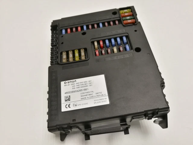 SMART FORTWO 451 SAM Sicherungskasten Steuergerät Zentralelektrik ...