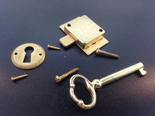 HOWARD MILLER GRANDFATHER Clock Door Lock and Logo Key Set Narrow ...