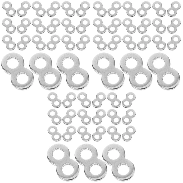 3 Pack Stainless Steel Buckle 8 Figure Fastener For Tabletop £22 58