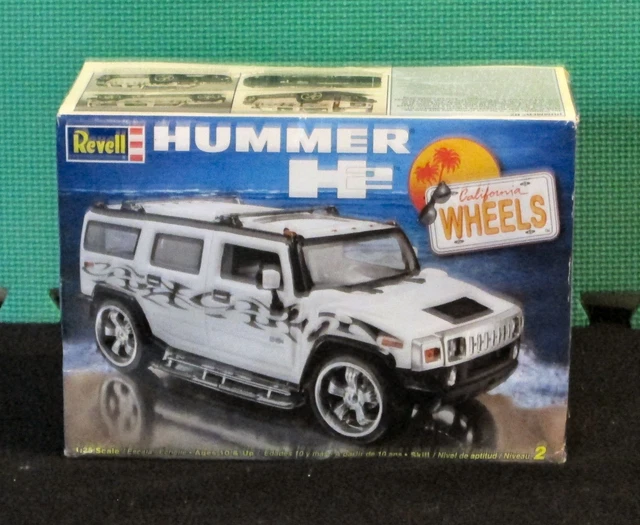 REVELL HUMMER H2 California Wheels 1:25 Scale Plastic Model Kit 85-2867 ...