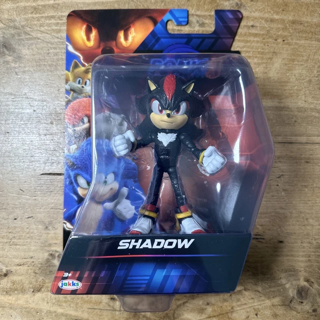 SONIC THE HEDGEHOG 3 Movie Shadow The Hedgehog 13cm Figure 2024 Jakks £ ...