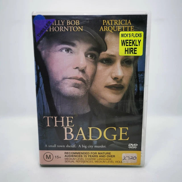 THE BADGE (DVD 2002 Region 4) Billy Bob Thornton Patricia Arquette ...