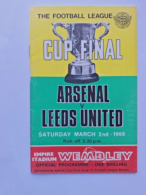 ARSENAL V LEEDS United (League Cup Final) Season 1967/68 Football ...
