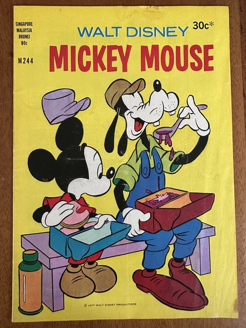 WALT DISNEY MICKEY Mouse Comic M.244 1977 $15.00 - PicClick AU
