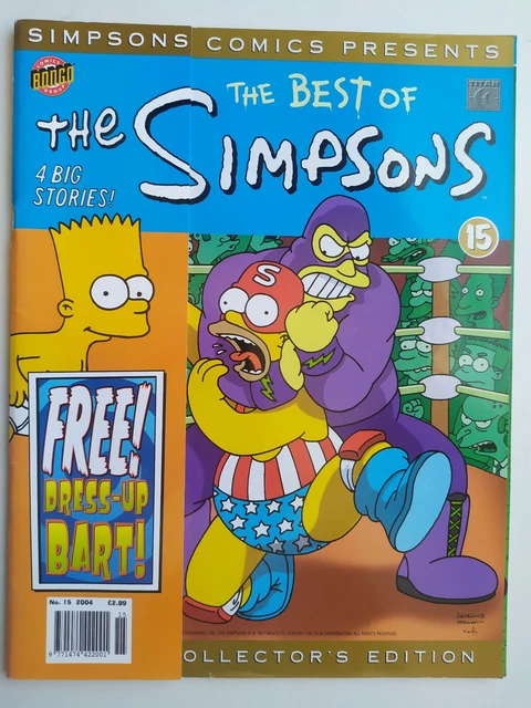 SIMPSONS COMICS THE Best of The Simpsons 2004 Number 15 With Dress Up ...