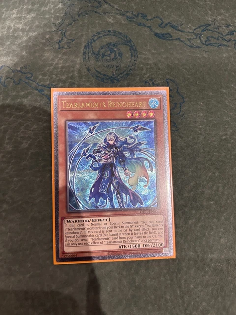 TEARLAMENTS REINOHEART OP21-EN002 Ultimate Rare UNL Edition YuGiOh Near ...