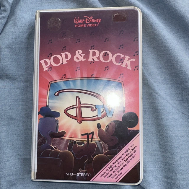 WALT DISNEY DTV POP & ROCK VHS RARE (CB1) £22.32 - PicClick UK