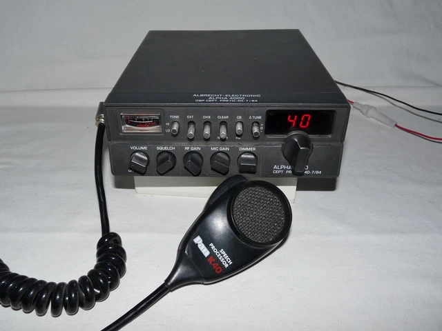 ALBRECHT ALPHA 4000 Funkgerät EUR 69,00 - PicClick DE