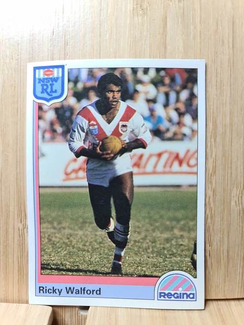 RICKY WALFORD🏆'92 SERIES St. George DRAGONS #22 Rugby League NRL Card🏆 ...