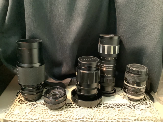 CONVERTISSEUR D'OBJECTIFS MANUELS Sigma Soligor Astronar Zoom II Nikon ...