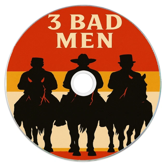 3 BAD MEN (1926) Public Domain Film Supplied On DVD Free UK Postage £4. ...
