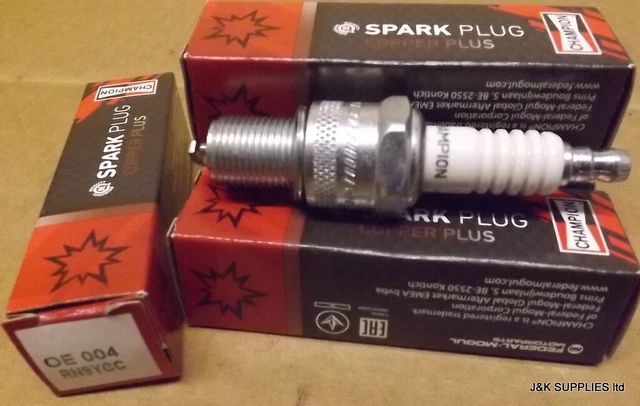 CLASSIC MINI SPARK Plugs X4 - Champion Rn9Ycc - Car Set - Mpi Models ...