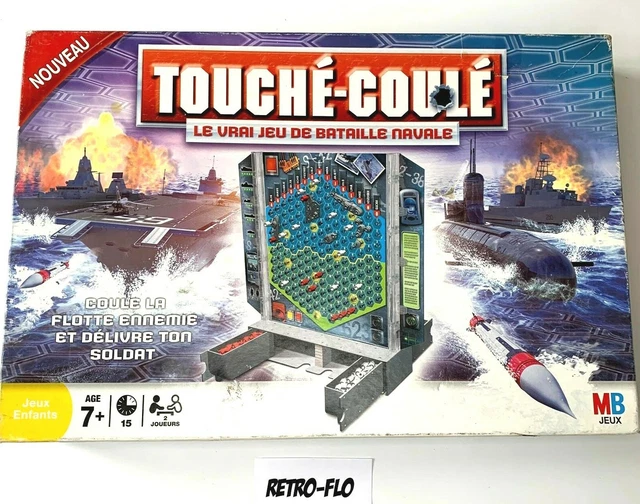 TOUCHÉ-COULÉ LE VRAI Jeu De La Bataille Navale - Jeu De Societe - MB ...