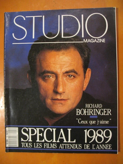STUDIO MAGAZINE N° 22 du 01/1989- Richard Bohringer. Spécial tous les ...