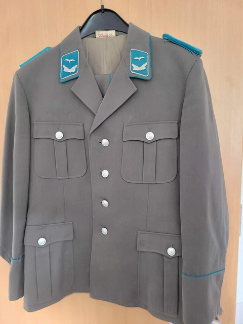 DDR NVA LUFTWAFFE Leutnant Uniform Jacke Und Hose $81.05 - PicClick AU