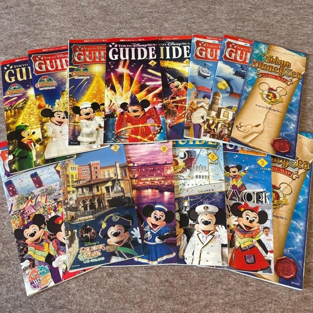 TOKYO DISNEYSEA GUIDE Guide pamphlet 12 copies Park map 2 copies $45.28 ...