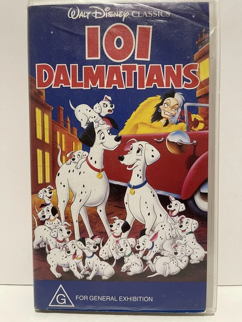 WALT DISNEY ANIMATION Classic 101 Dalmatians VHS Video Movie (t18) $18. ...