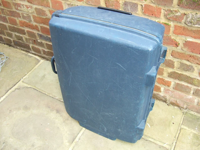 LARGE SAMSONITE HARD Shell Trolley Suitcase 375 Series F'Lite Navy Blue ...