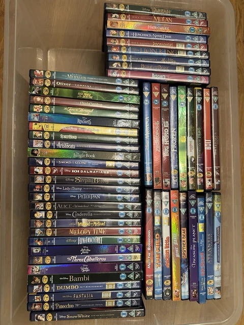 DISNEY CLASSICS MOVIES Collection DVDs 1-55 Snow White to Moana £26.72 ...