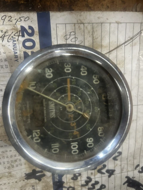 SMITHS CHRONOMETRIC SPEEDOMETER Suit Preunit Triumph 50’s EUR 108,38 ...