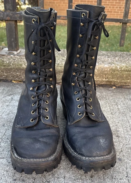 Whites Smokejumper Logger Lace To Toe 12 D 10 Inch Boots Firefighter 8909