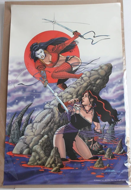 CRUSADE COMICS 1996 Shi Vs Crimson Plague George Perez Tom Smith Poster ...
