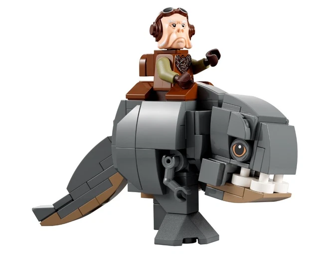 LEGO RAZOR CREST UCS Genuine Minifigure Kuiil sw1244 + Blurrg 75331 ...