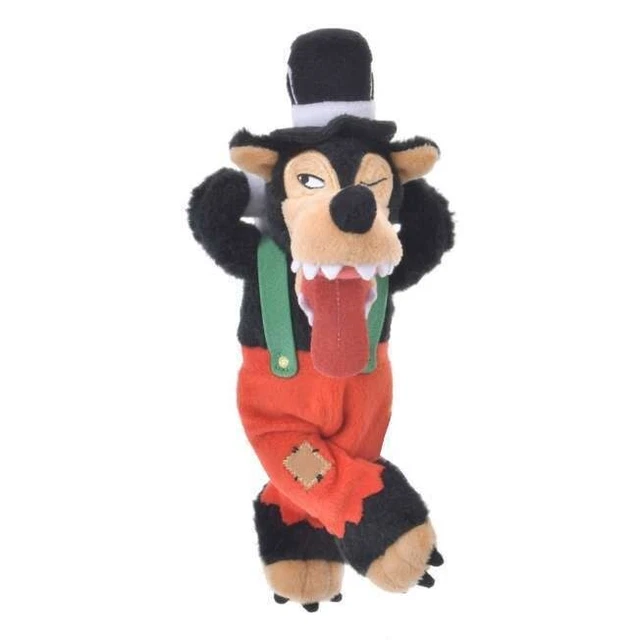 DISNEY STORE JAPAN Big Bad Wolf Plush Keychain iketerunuigurumi NWT £42 ...