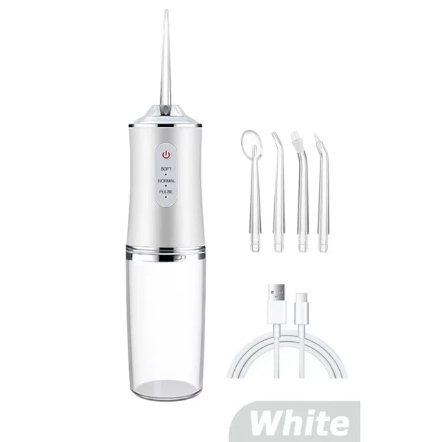 2025 SMART ELECTRIC Oral Irrigator Water Flosser 4 Jets 3 Modes USB ...