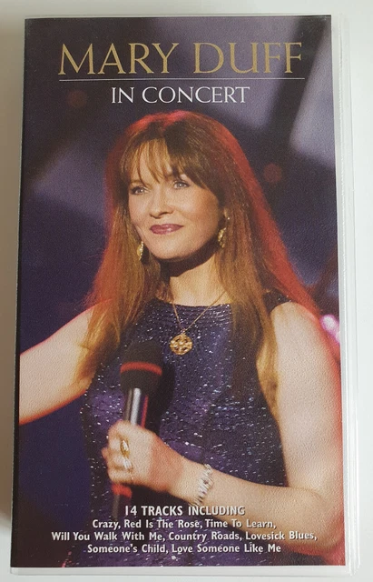 MARY DUFF - In Concert - VHS Video £7.50 - PicClick UK