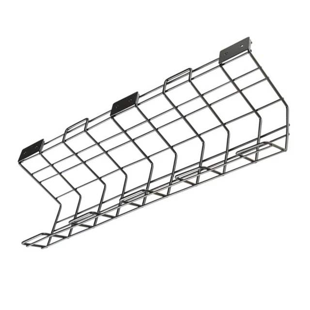 UNDER DESK WIRE Organizer Cable Management Rack Shelves Storage Office ...